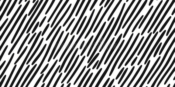 Diagonal Thin Stripes Seamless Pattern. Hand Drawn Dashed Parallel ...
