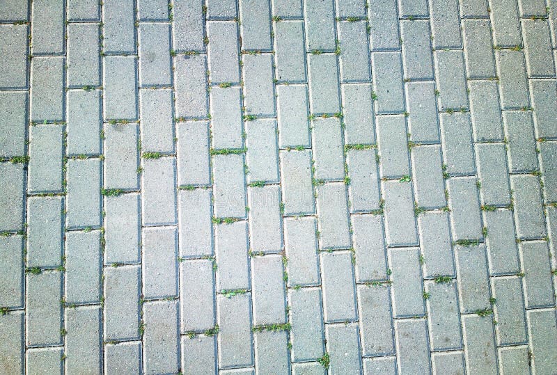 Diagonal Tiles with Grass Texture Background Stock Image - Image of ...