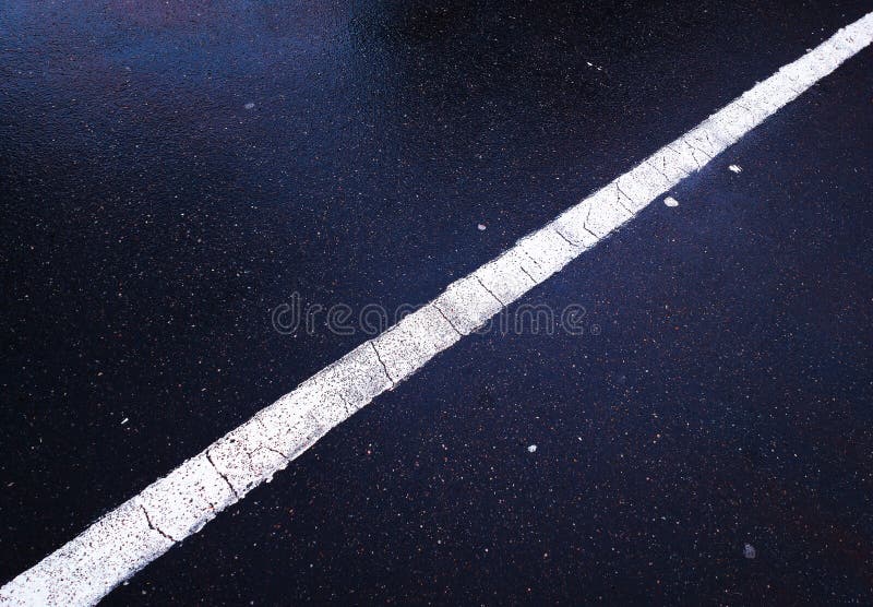 Diagonal Traffic Marking Line Background Stock Photo - Image of road ...