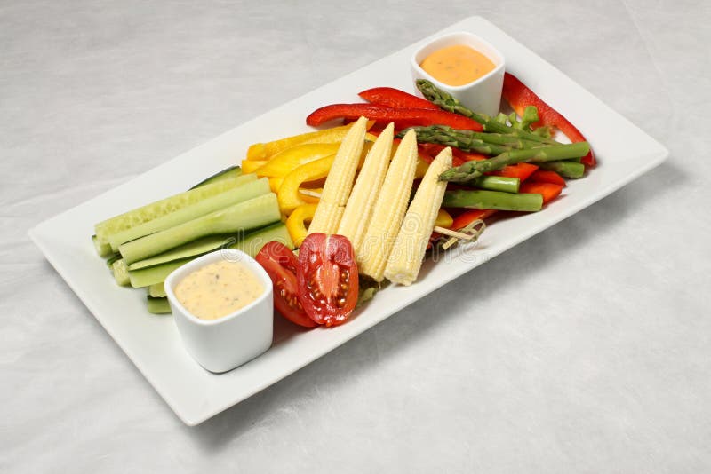 Rectangle vegetable plate stock image. Image of corn - 14430617
