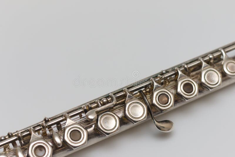 Flute diagonal view stock image. Image of musician, arts - 6007
