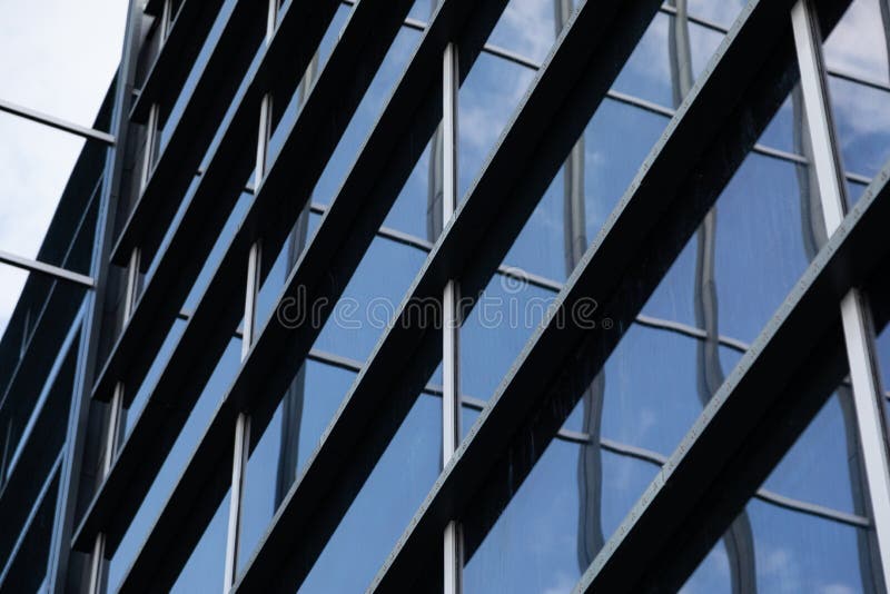 Diagonal View of Metall Grilles and Round Holes in Metal Ceiling ...