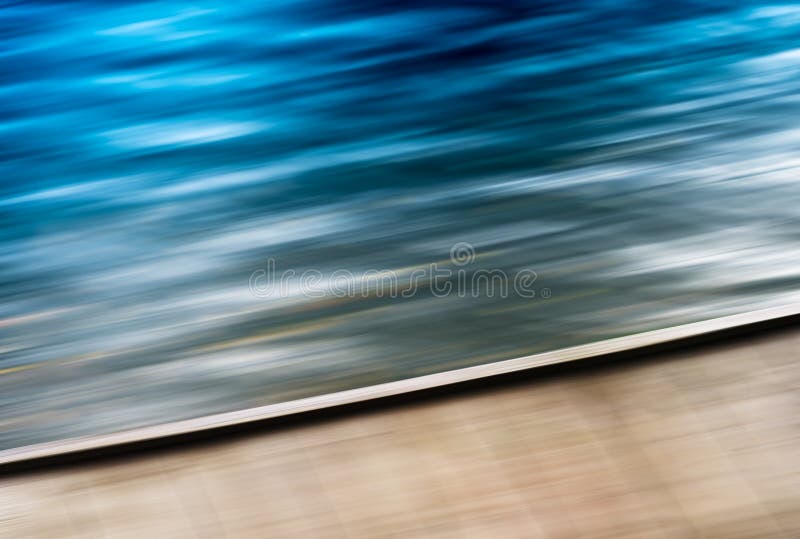 Diagonal Vivid Motion Blur Pier Abstraction Stock Illustration ...
