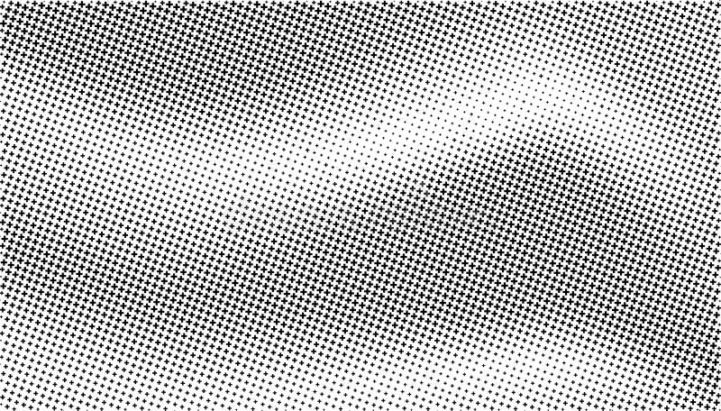 Diagonal Wavy Pattern of Black Plus Signs Fading on White Background ...