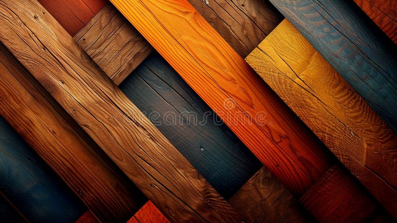 Diagonal wooden planks stock illustration. Illustration of carpentry ...