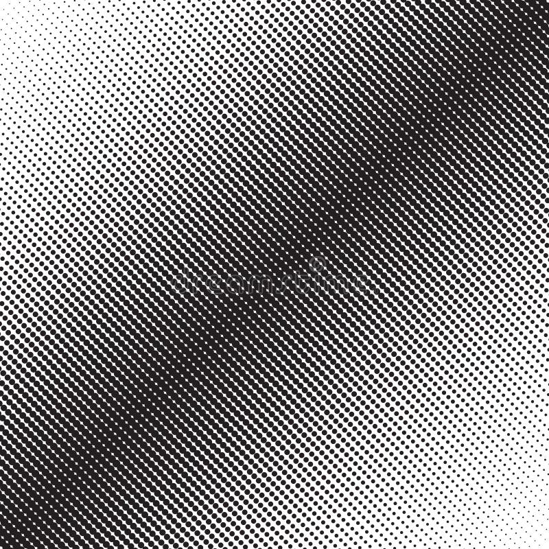 Diagonaler Dots Halftone Pattern Vektor Abbildung - Illustration von ...