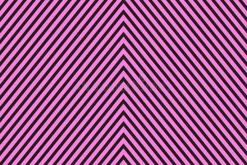 Diagonall Lines Pattern. Black Lines on Pink Background Stock ...