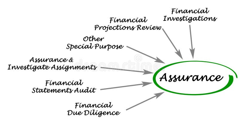 Diagram of assurance stock illustration. Illustration of assignment ...