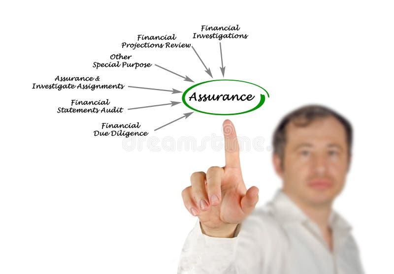 Diagram of assurance stock photo. Image of person, special - 85637770
