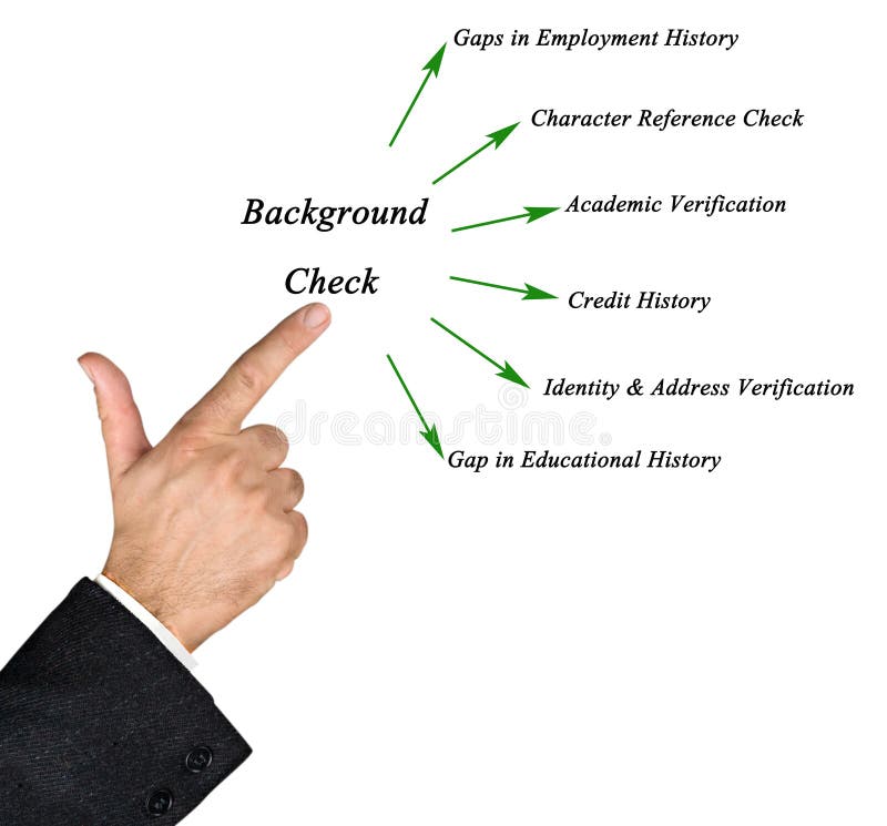 Diagram of Background Check Stock Image - Image of academic, gaps: 85602673