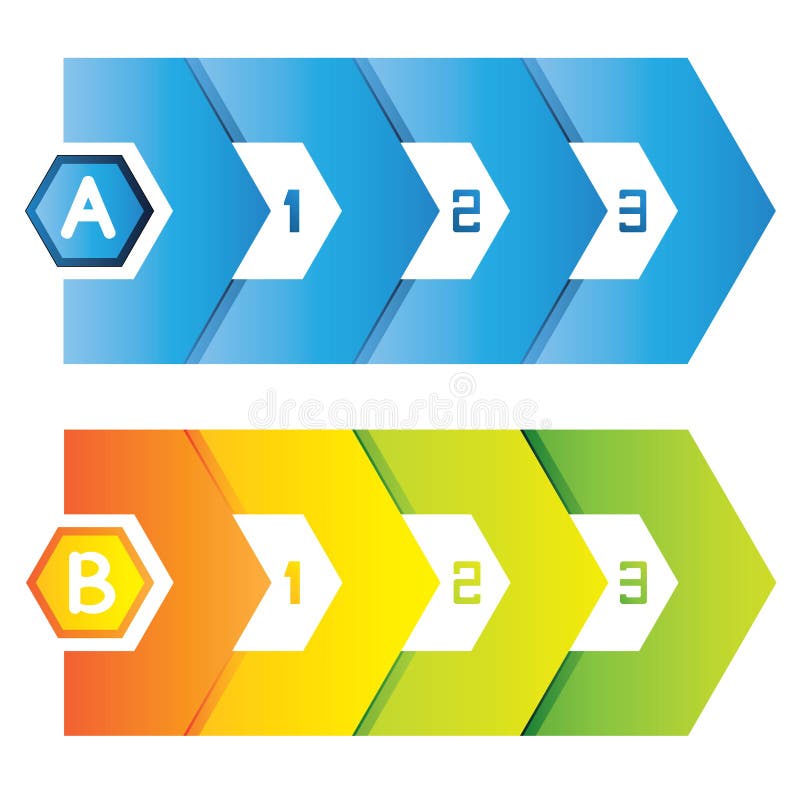 Green Process Arrows stock vector. Illustration of arrow - 13691542