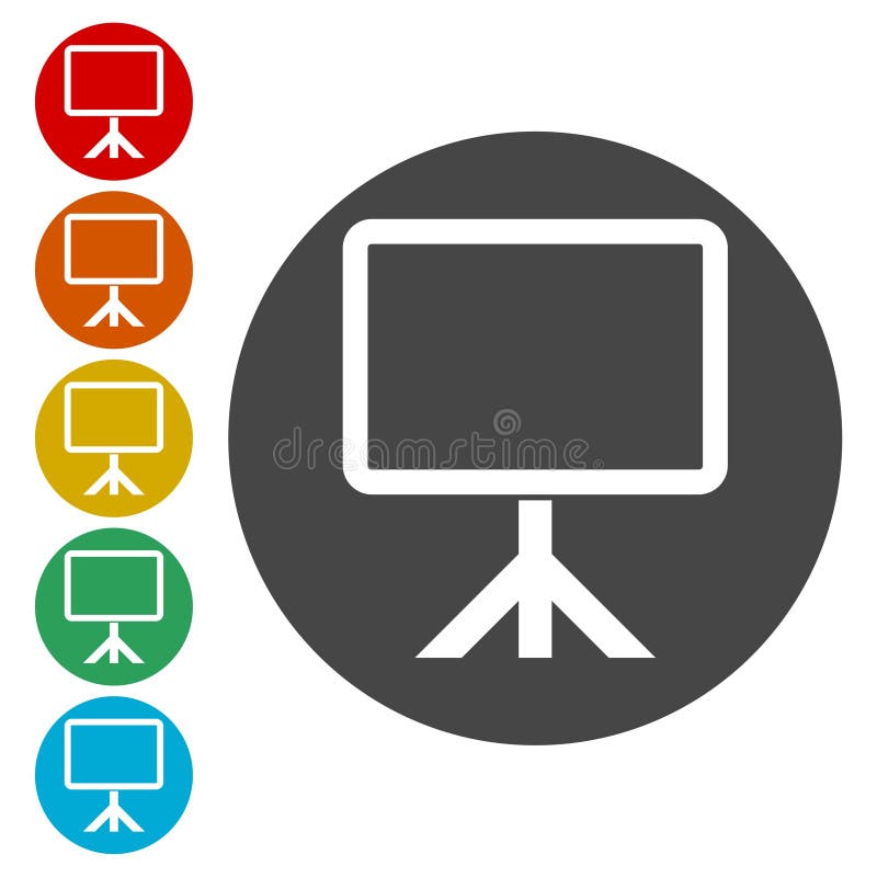 Diagram board vector icon stock vector. Illustration of diagram - 138263899
