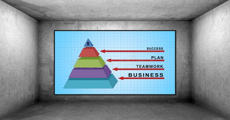 Diagram of Business Success Stock Image - Image of risk, architecture ...