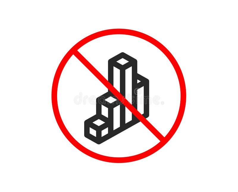 Diagram Chart Icon. Column 3d Graph Sign. Vector Stock Vector ...