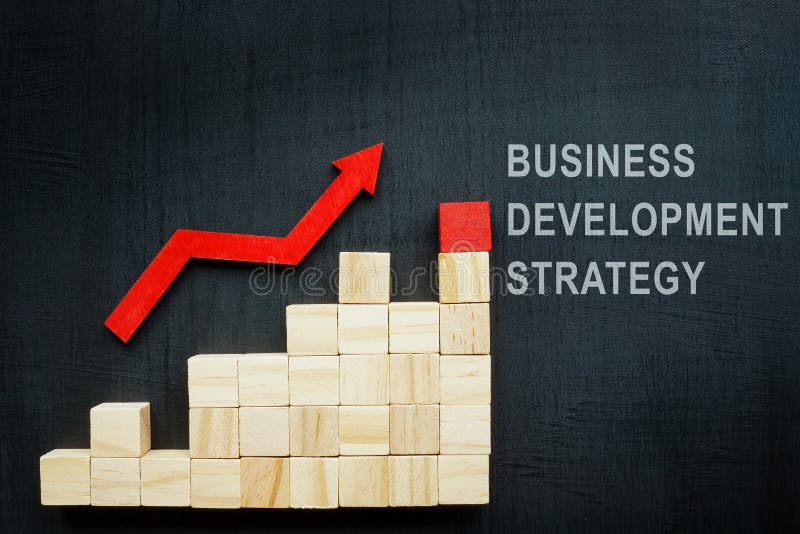 Diagram from Cubes and Inscription Business Development Strategy. Stock ...