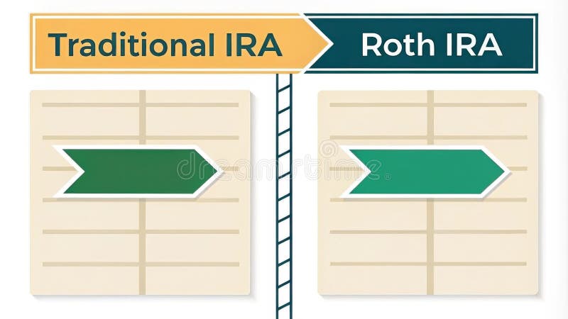 A Diagram Demonstrating the Difference between Traditional and Roth ...