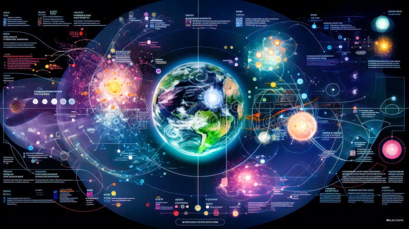 Diagram of the Different Planets in the Solar System, Including Earth ...