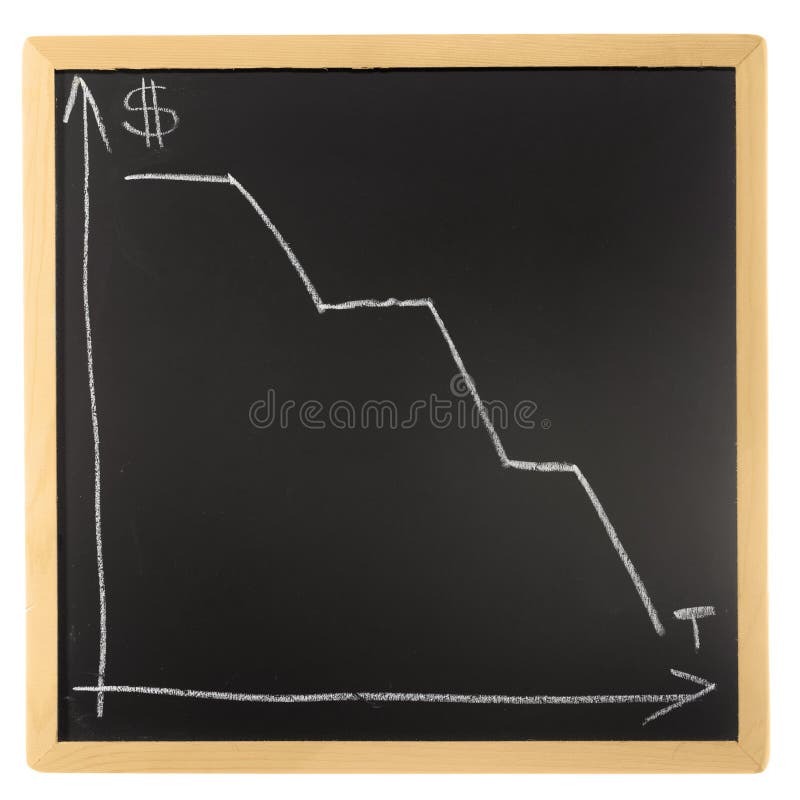 Diagram DOWN stock image. Image of class, empty, draw - 40519101