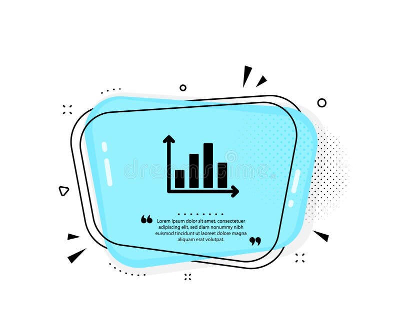 Diagram Graph Icon. Column Chart Sign. Vector Stock Vector ...