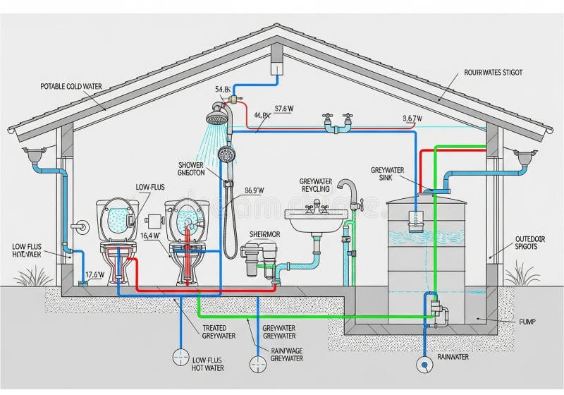 Recycling Water System Stock Illustrations – 3,916 Recycling Water ...