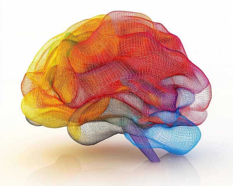 Human Cerebral Cortex. Pyramidal Neuron. Lipofuscin Stock Image - Image ...