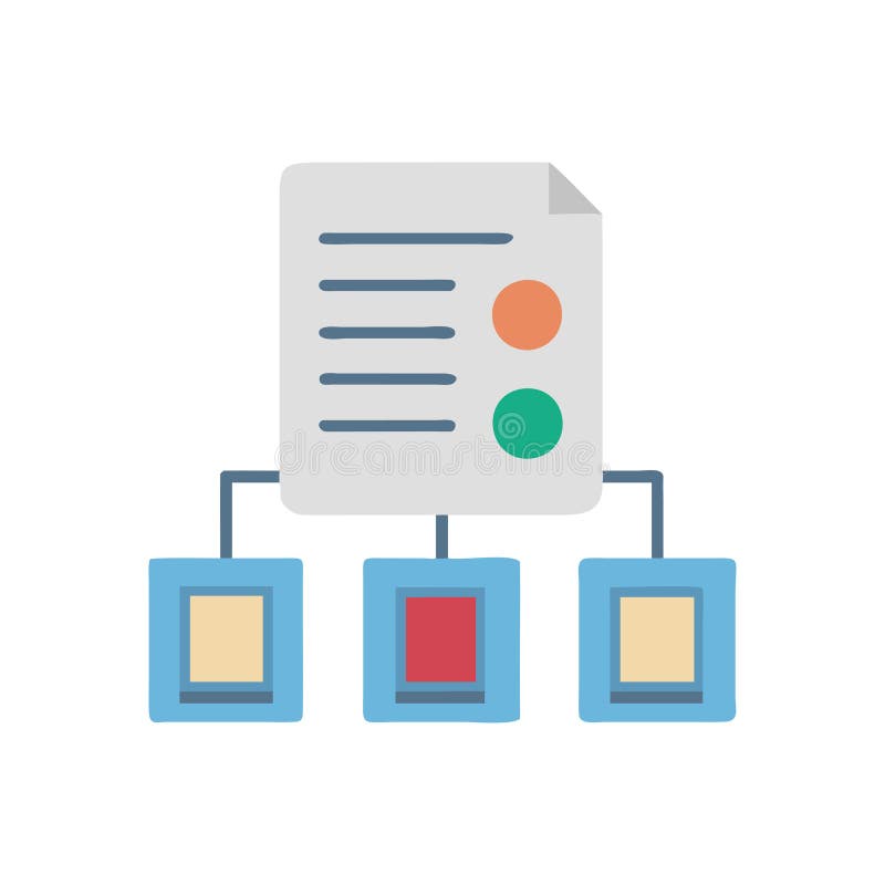 Diagram Icon for Study Planning Stock Vector - Illustration of ...