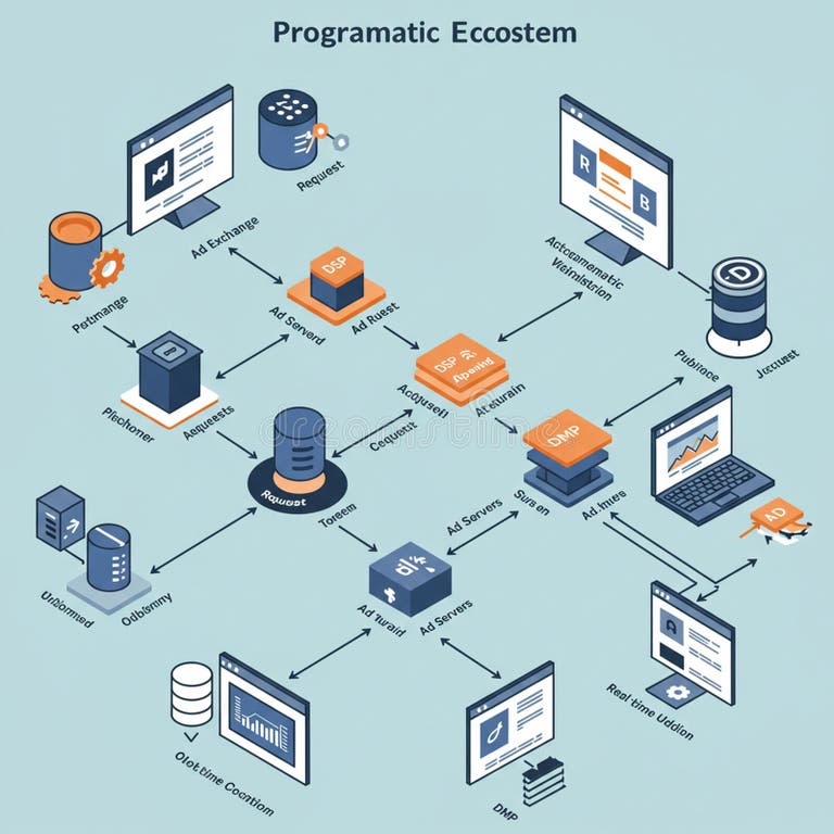 Diagram Illustrating a Programmatic Ecosystem Workflow. Features ...