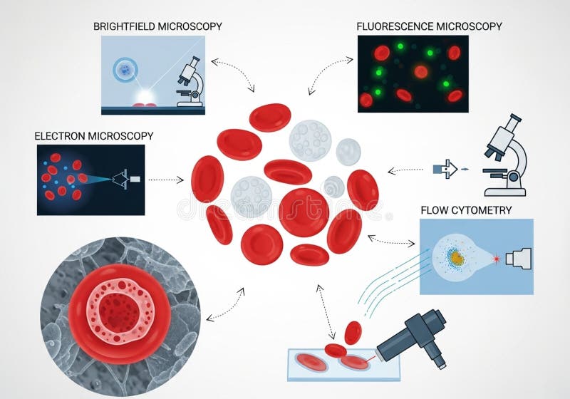 Various Microscopy Techniques Stock Illustrations – 129 Various ...
