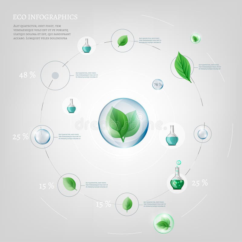 Bio infographics stock vector. Illustration of masculine - 59985092