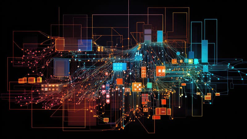 Diagram Information Technology Graphic Stock Illustration ...