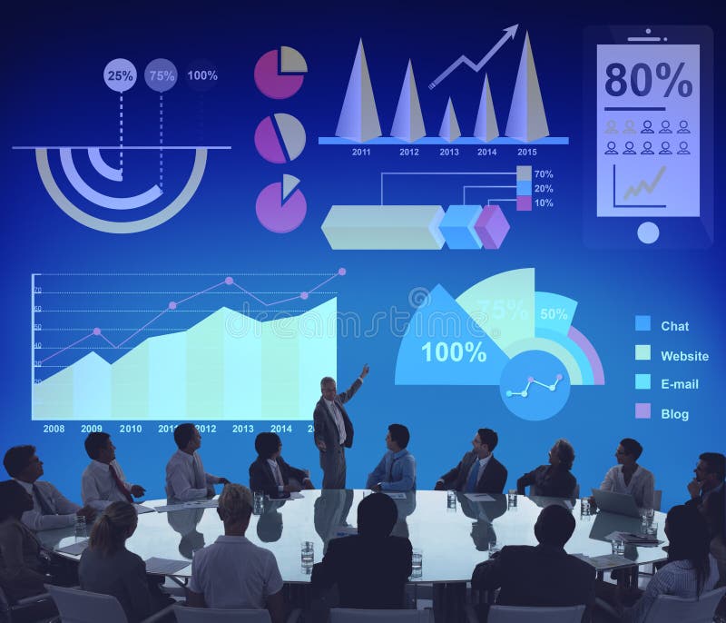 Diagram Percentage Business Chart Concept Stock Photo - Image of ...