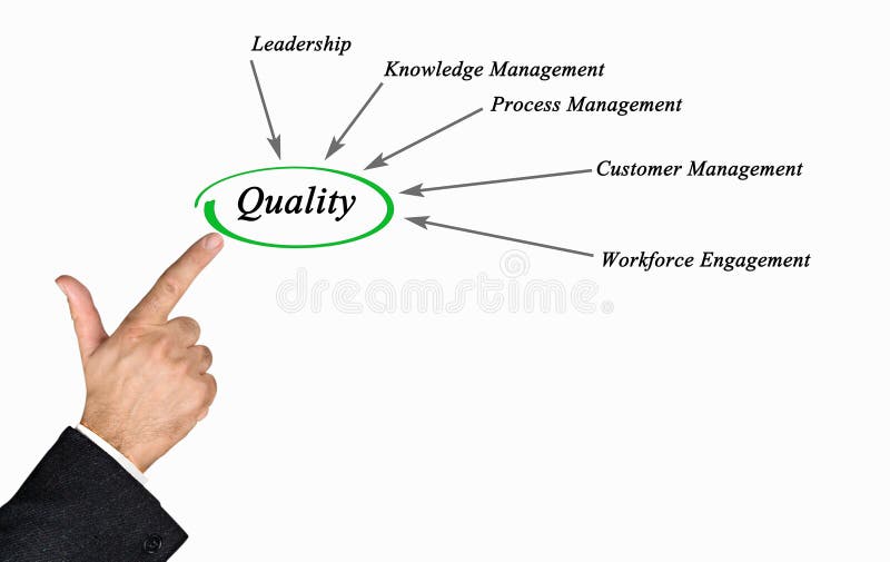 Diagram of Quality stock photo. Image of customer, expert - 85670838