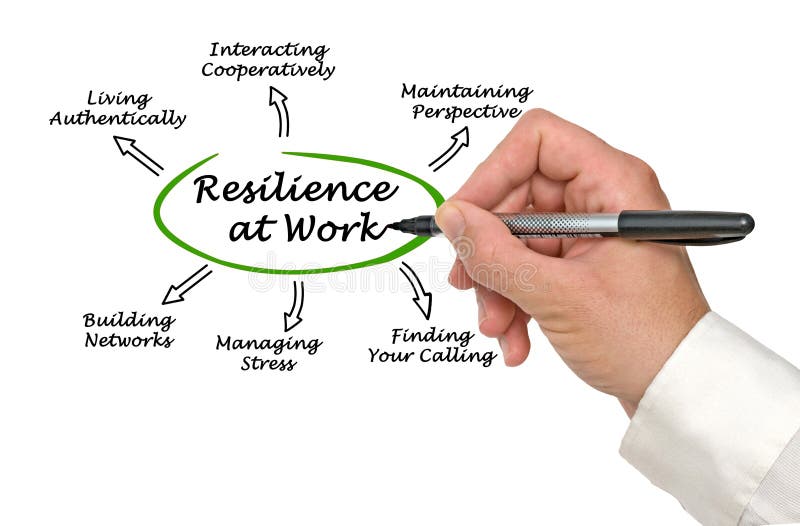 Diagram of Resilience at Work Stock Image - Image of human, interest ...