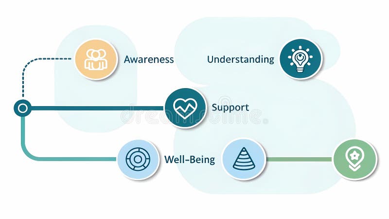 Diagram of Wellbeing stock illustration. Illustration of concept - 85698554