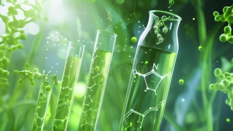 A Diagram Showing the Step-by-step Process of Converting Algae into ...