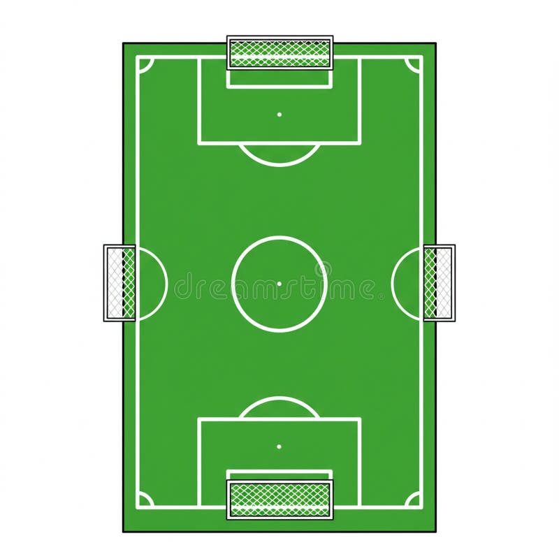 Simple Soccer Field Diagram Stock Illustrations – 390 Simple Soccer ...
