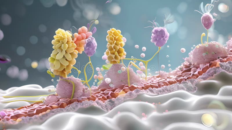 Diagram of the Synaptic Cleft Labeling the Various Components Involved ...
