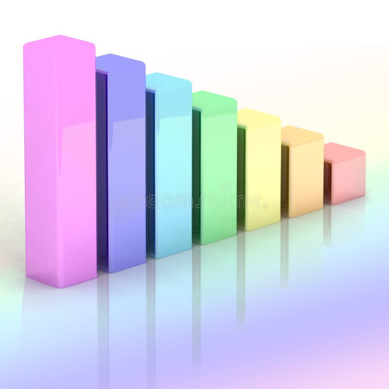 De Groeigrafiek Van De Verkoop Stock Illustratie - Illustration of ...