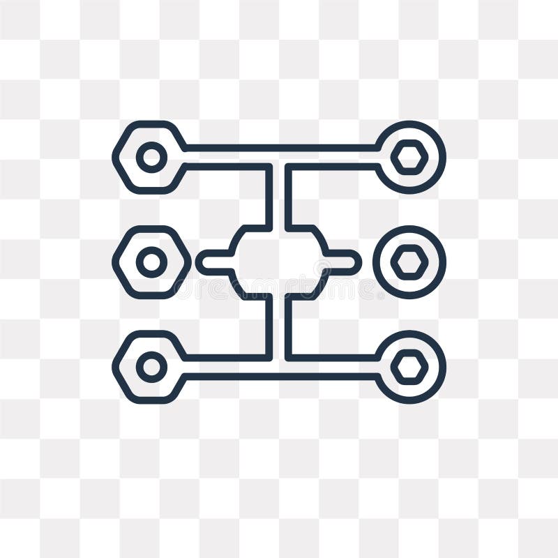 Diagram Vector Icon Isolated on Transparent Background, Linear D Stock ...