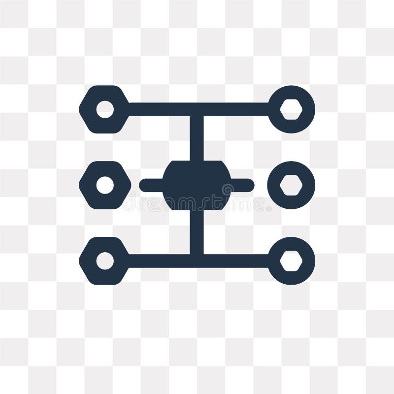 Diagram Vector Icon Isolated on Transparent Background, Linear D Stock ...