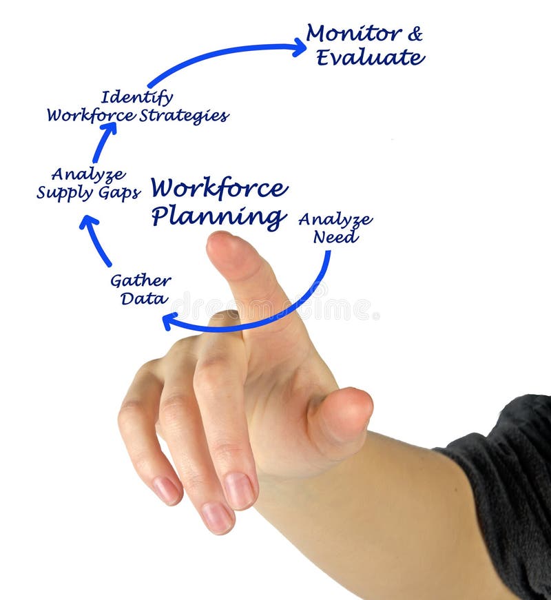 Diagram of Workforce Planning Stock Image - Image of presentation ...