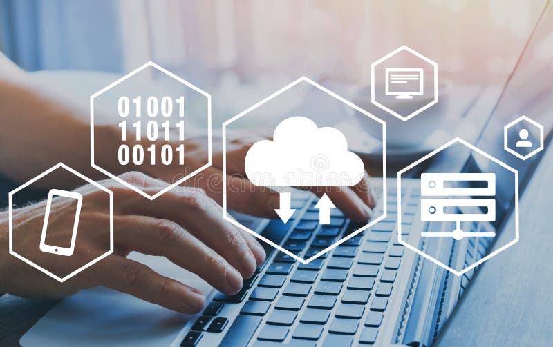Diagrama De Concepto De Cloud Computing Imagen de archivo - Imagen de negocios, sistema: 213710205