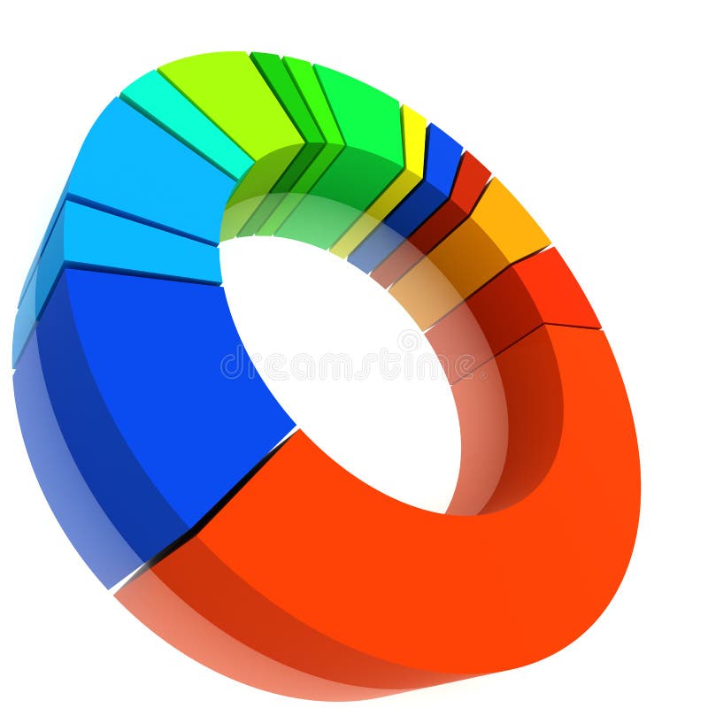 Diagrama De Empanada Del Color Imagen. Imagen: 18028841