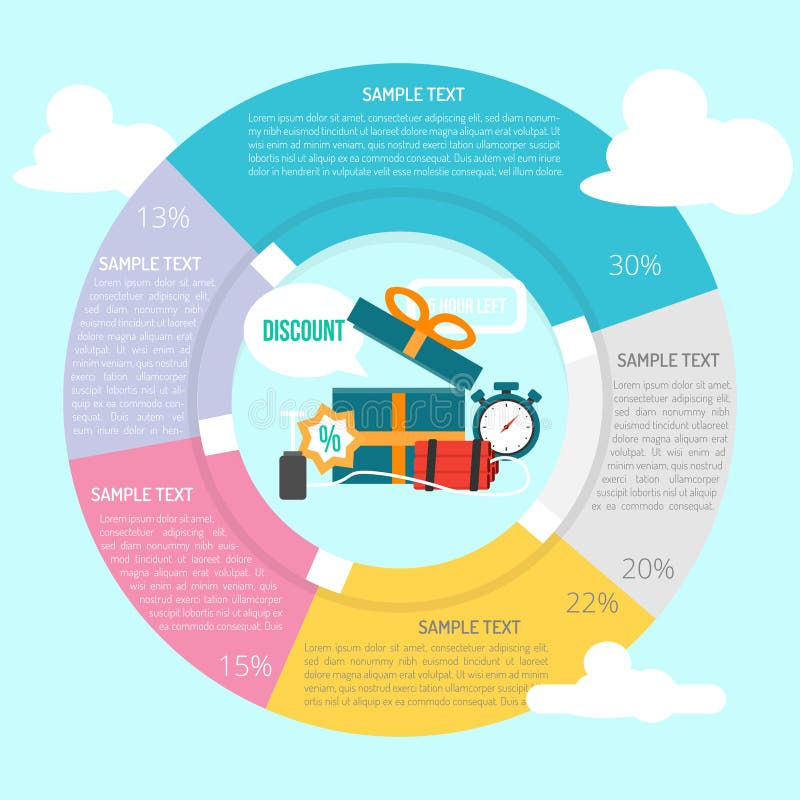 Diagrama De Infographic Infographic Da Oferta Especial Ilustração do ...