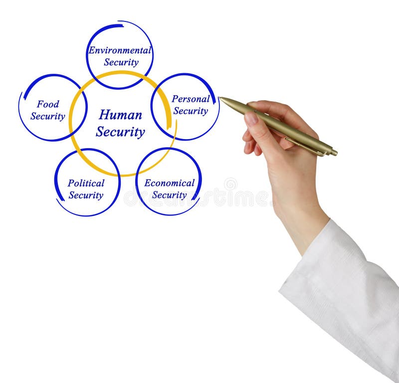 Diagrama De La Seguridad Humana Foto de archivo - Imagen de hembra ...