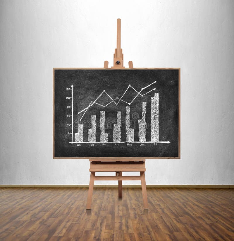 Diagramme Courant De Dessin Photo stock - Image du université, craie ...