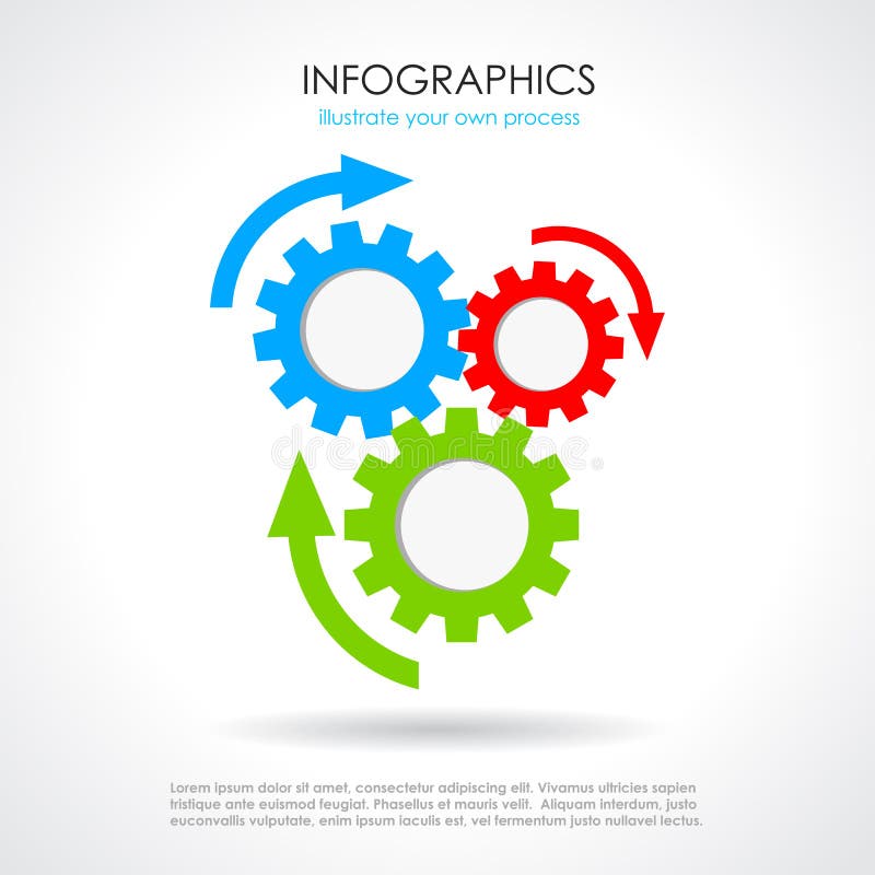 Diagramme de processus illustration de vecteur. Illustration du ...