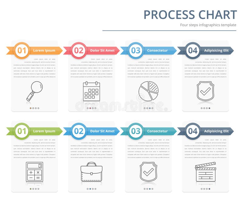 Diagramme de processus illustration de vecteur. Illustration du dessin ...