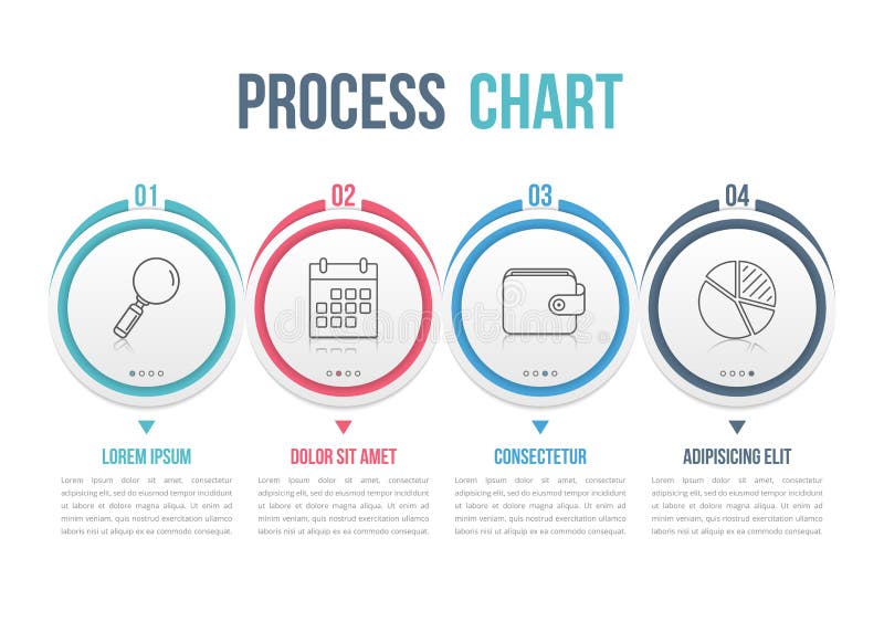 Diagramme de processus illustration de vecteur. Illustration du ...