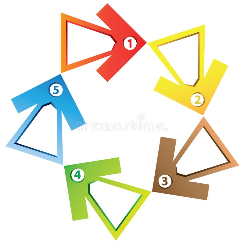 Diagramme De Processus Fléché Illustration Stock - Illustration du ...